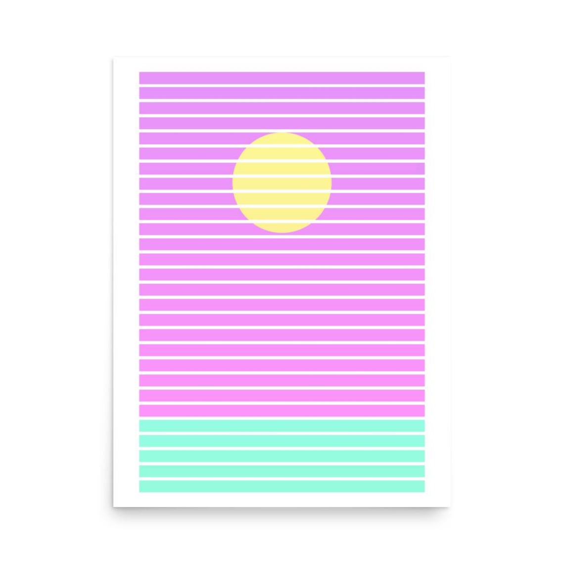 Coastal Calmness: Modern Minimal Beach Print - Etsy