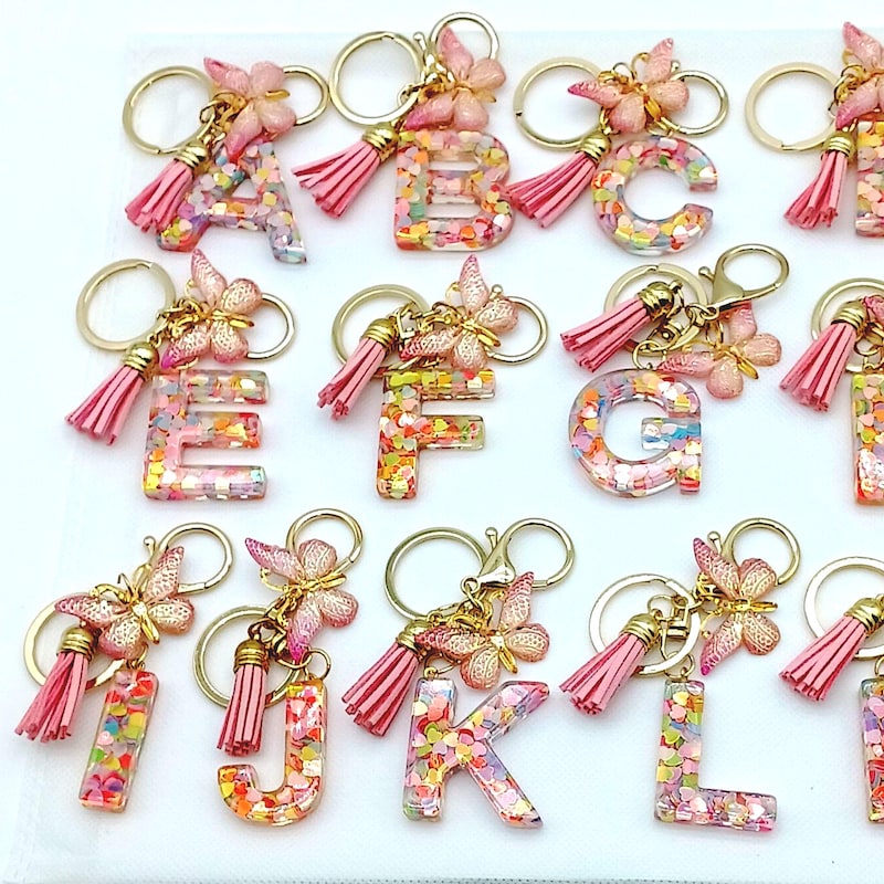 Initial Labubu Key Chain - Etsy