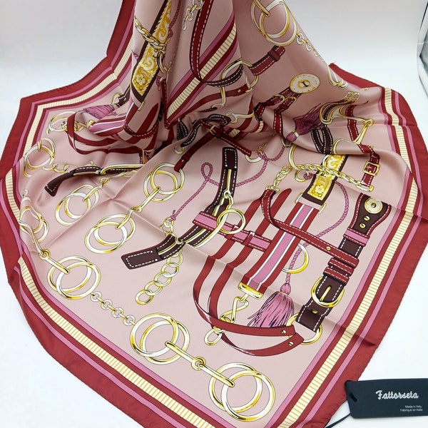 Italian Silk Scarf - Etsy