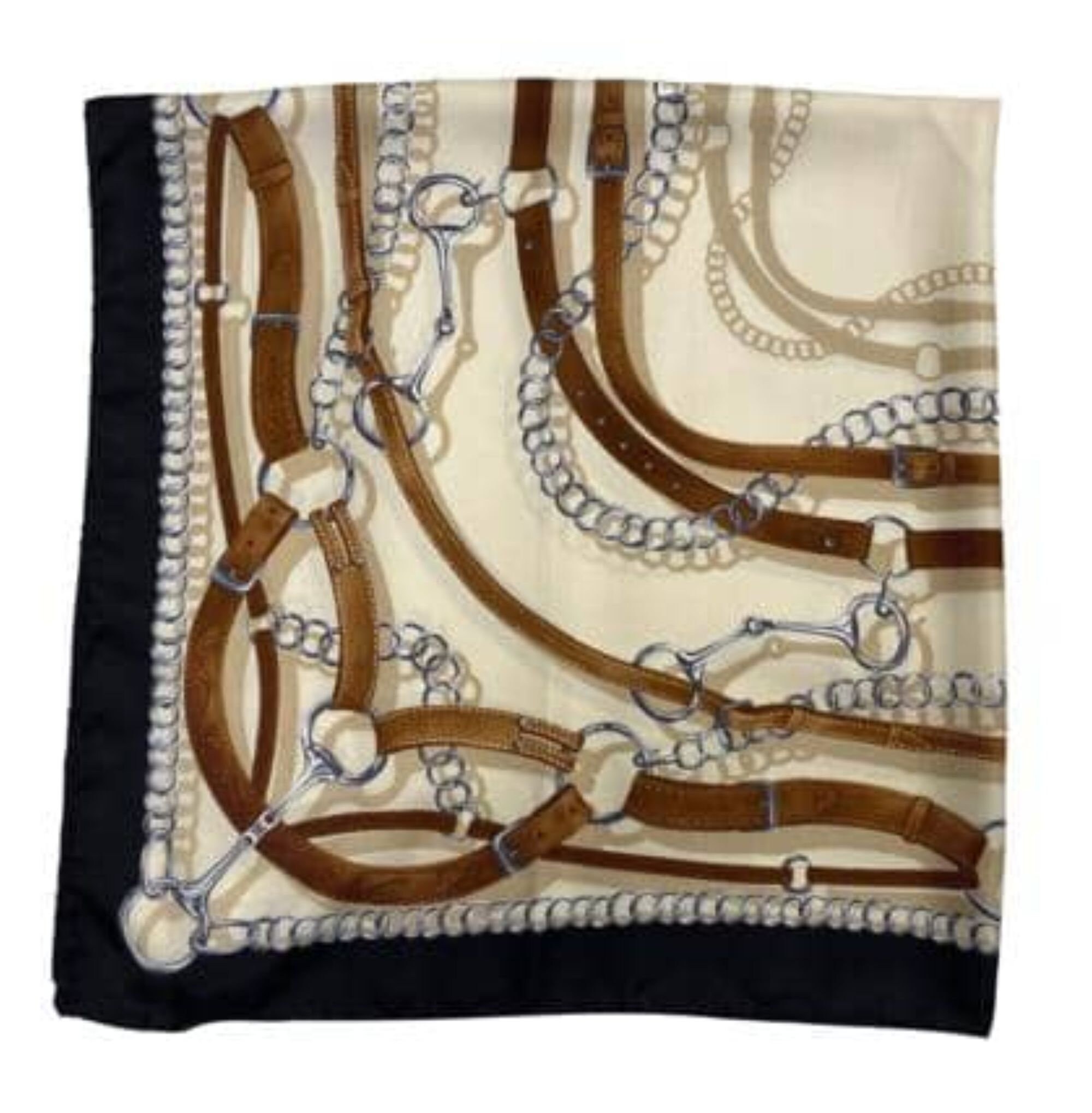 Italian Designer Silk Twill Square Scarf 35x35 Made in Italy Beige - Etsy