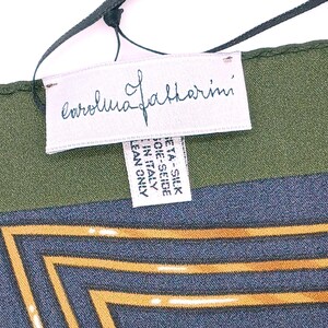 Italian Designer Silk Twill Square Scarf 35x35 – Made in Italy - Olive ...