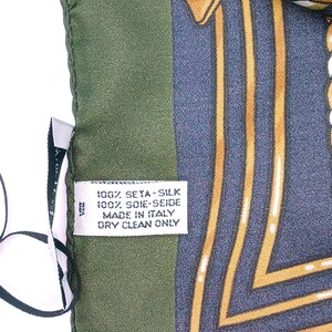 Italian Designer Silk Twill Square Scarf 35x35 – Made in Italy - Olive ...