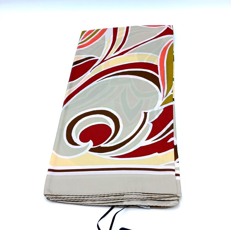 Italian Floral Design Silk Twill Square Scarf 35x35 – Made in Italy ...