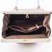 Italian Lock & Key Genuine Croc Embossed Leather Suede Handbag Satchel ...