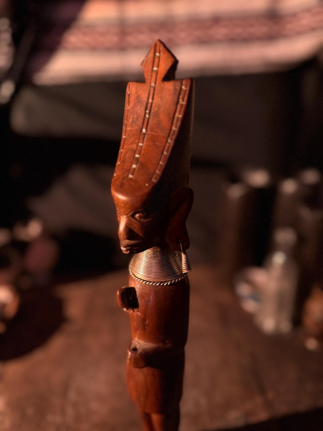 Haunted Wood Carving, Demonic Guardian, Protective Spirit. Very Active ...