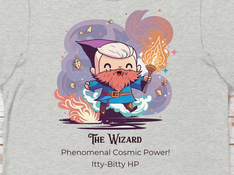 Wizard Class Adult T-shirt Dnd Wizard Class Shirt D&D - Etsy