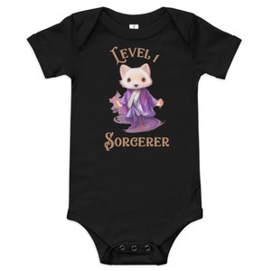 Level 1 Sorcerer Dnd Baby Onesie D&D Baby Gifts, Geeky Parents Gift ...