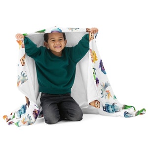 RPG Monsters Throw Blanket - Dnd Blanket, Baby Blanket, Dragons, Dnd ...