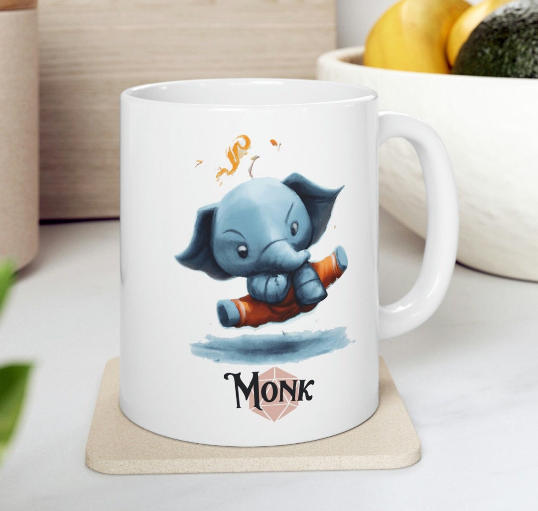 Monk Dnd Class Mug D&D Mug, TTRPG Merch, Dnd Gifts, Dnd Cup, Nerdy ...