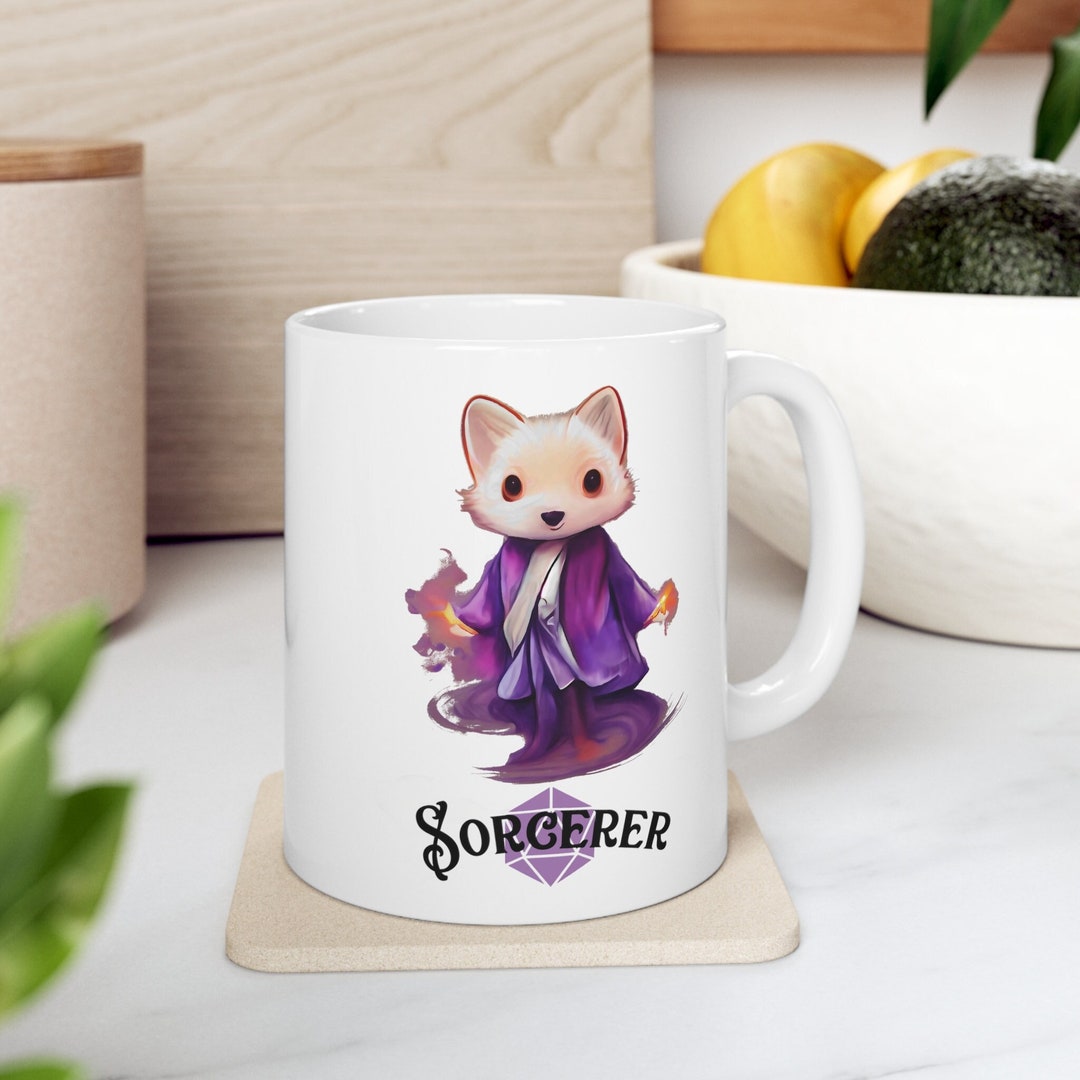 Sorcerer Dnd Class Mug | D&D Mug, Ceramic RPG Gaming Mug, TTRPG Merch ...
