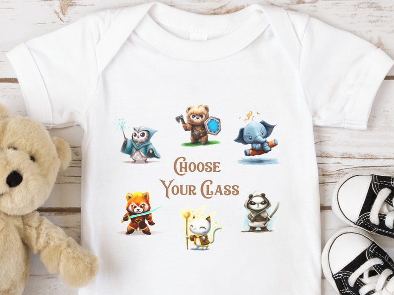 Choose Your Class Dnd Classes Baby Onesie D&D Baby - Etsy