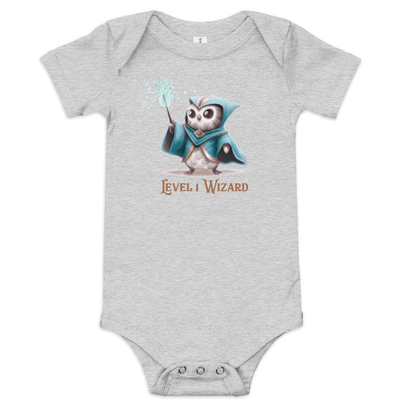 Level 1 Wizard Dnd Baby Onesie D&D Baby Gifts Geeky Baby - Etsy