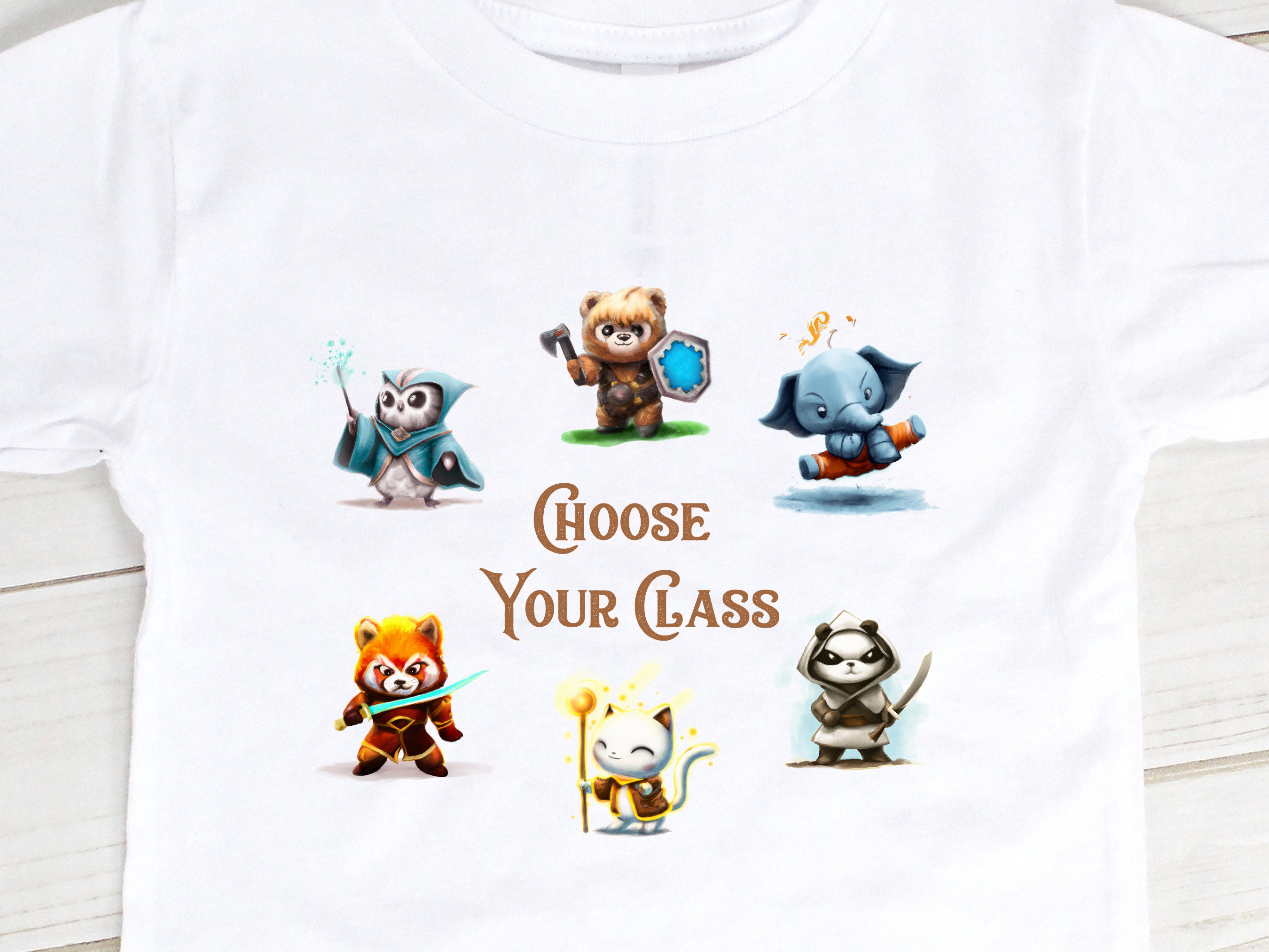 Choose Your Class Dnd Classes Toddler Shirt D&D Kid's Clothes, Geeky ...