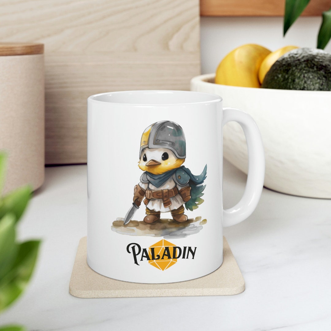 Paladin Dnd Class Mug D&D Mug, TTRPG Merch, Dnd Gifts, Dnd Cup, Nerdy ...