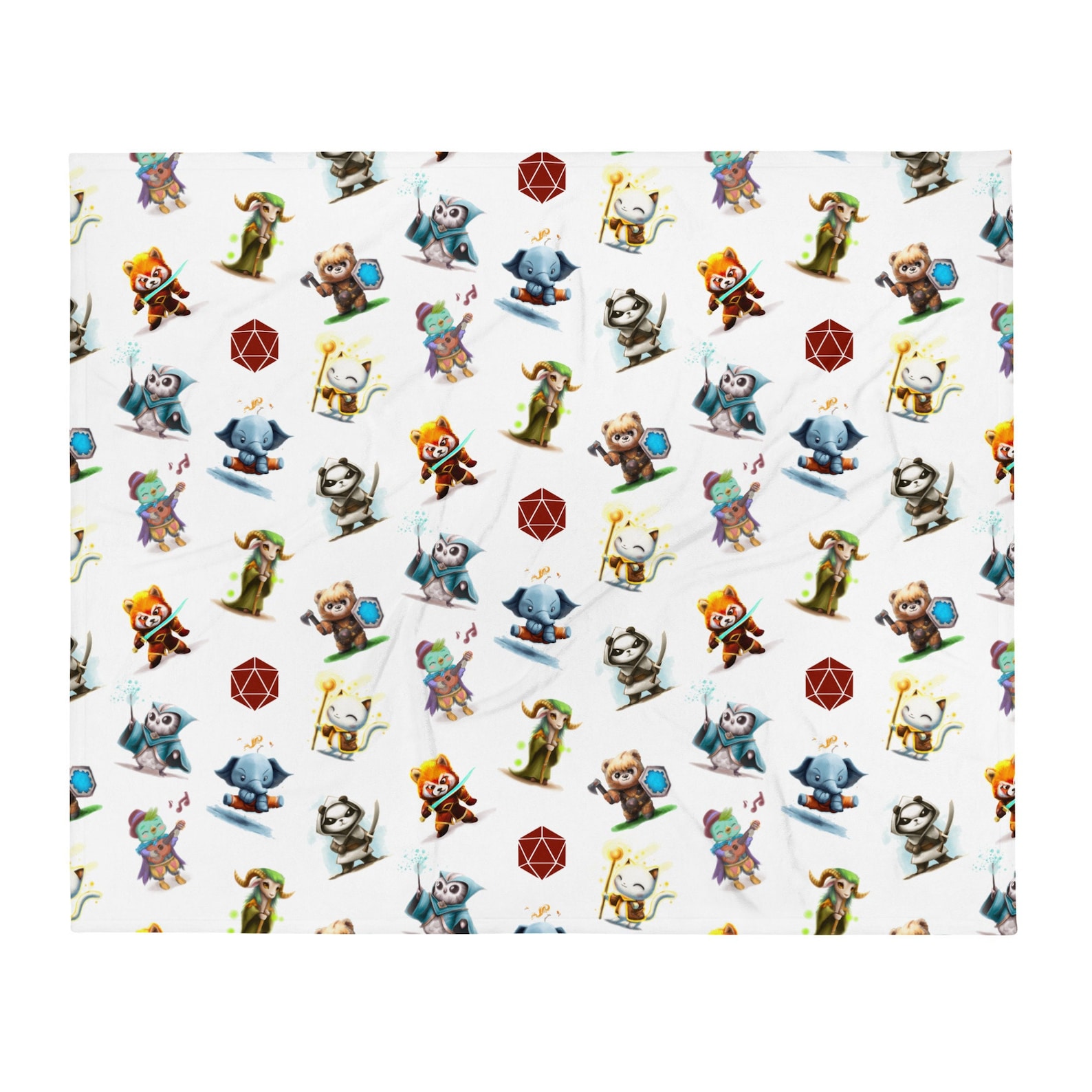 RPG Classes Throw Blanket - Dnd Blanket, Baby Dnd Blanket, Dnd Gifts ...