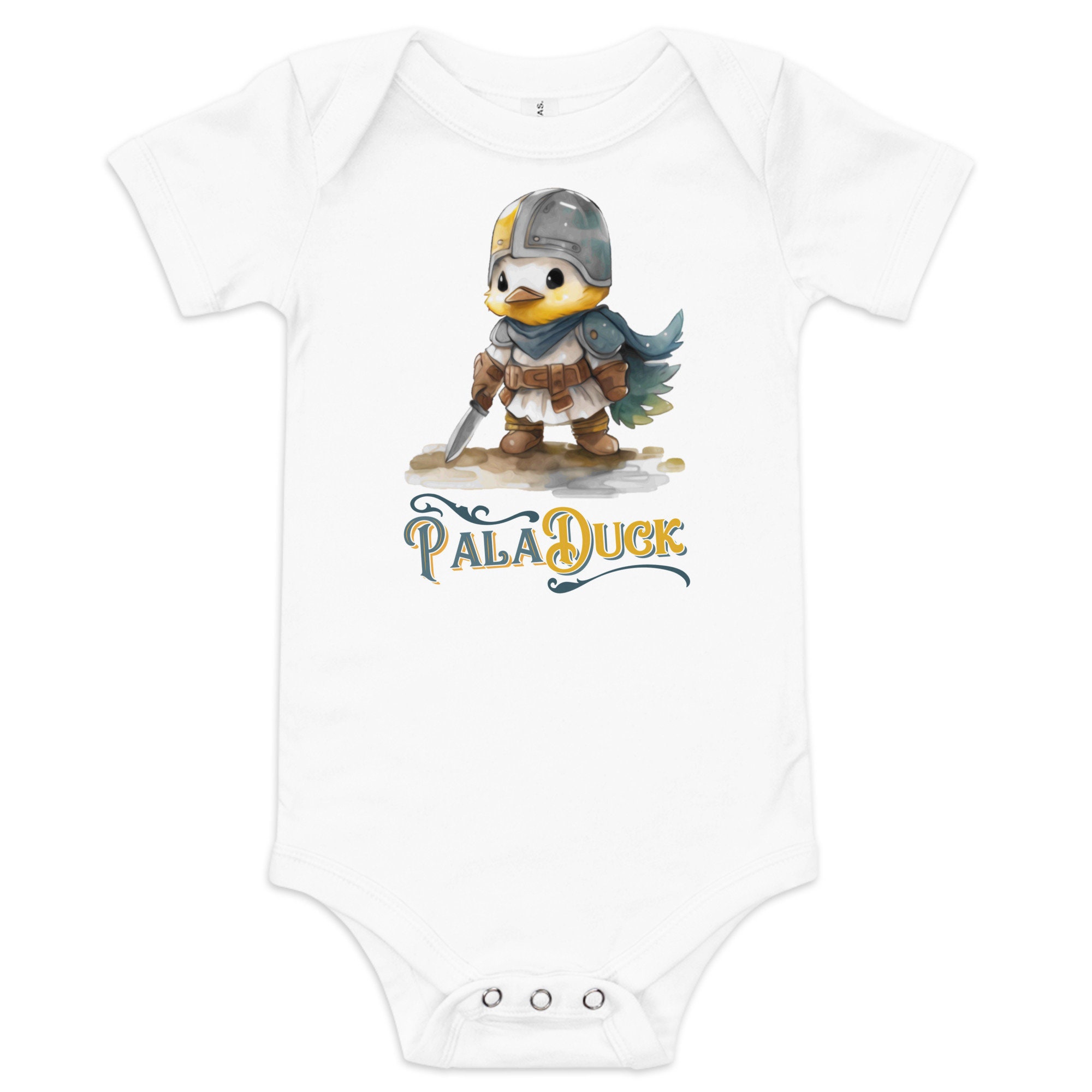 Paladuck Baby Bodysuit Dnd Baby Bodysuit D&D Infant Gifts, Geeky Baby ...
