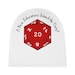 D20 Baby Beanie - Dnd Newborn Hat | D&D Baby Gifts, Geeky Baby Shower ...