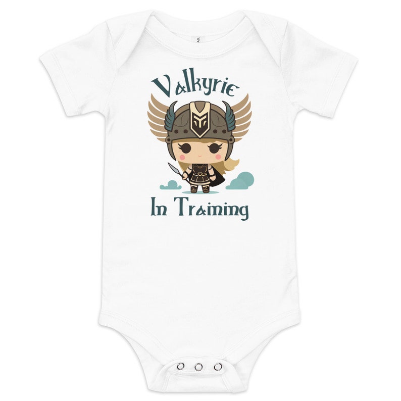Valkyrie in Training - Baby One-piece Bodysuit | Cute Fantasy Baby ...