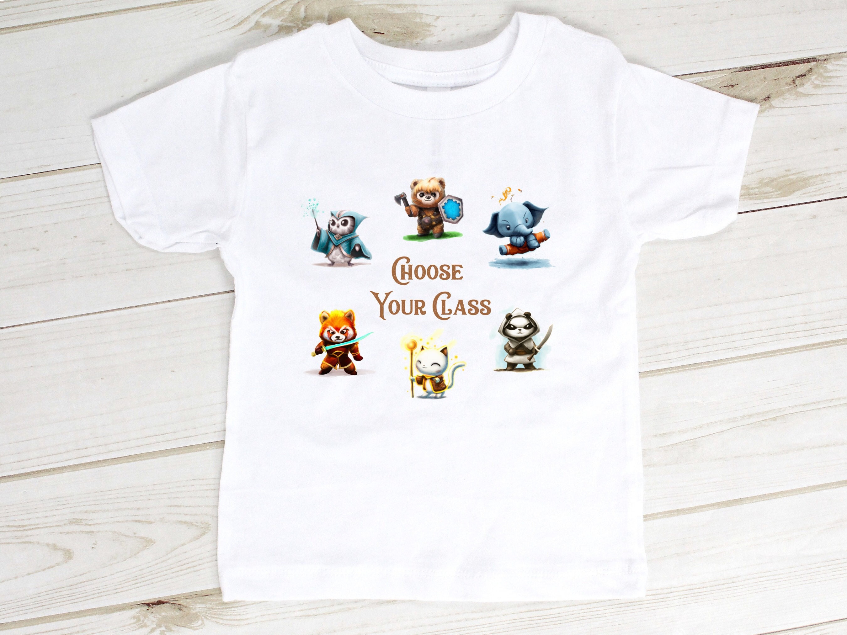 Choose Your Class Dnd Classes Toddler Shirt D&D Kid's Clothes, Geeky ...