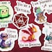TTRPG Valentines Sticker Sheet 6 Dnd Valentines Stickers, Funny ...