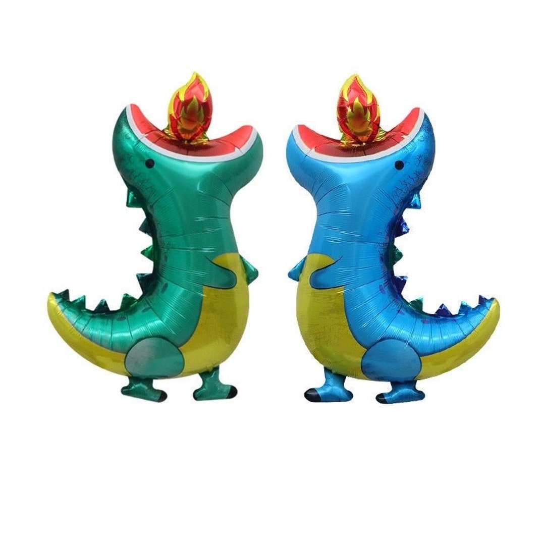 Dragon Balloons, Set of 2, Dinosaur Balloons, Animal Party Decor, Kids ...