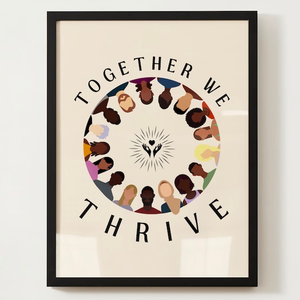Diversity Wall Art - Etsy