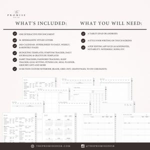 2025 Minimalist Digital Planner | 365 Days Fully Hyperlinked Monthly ...