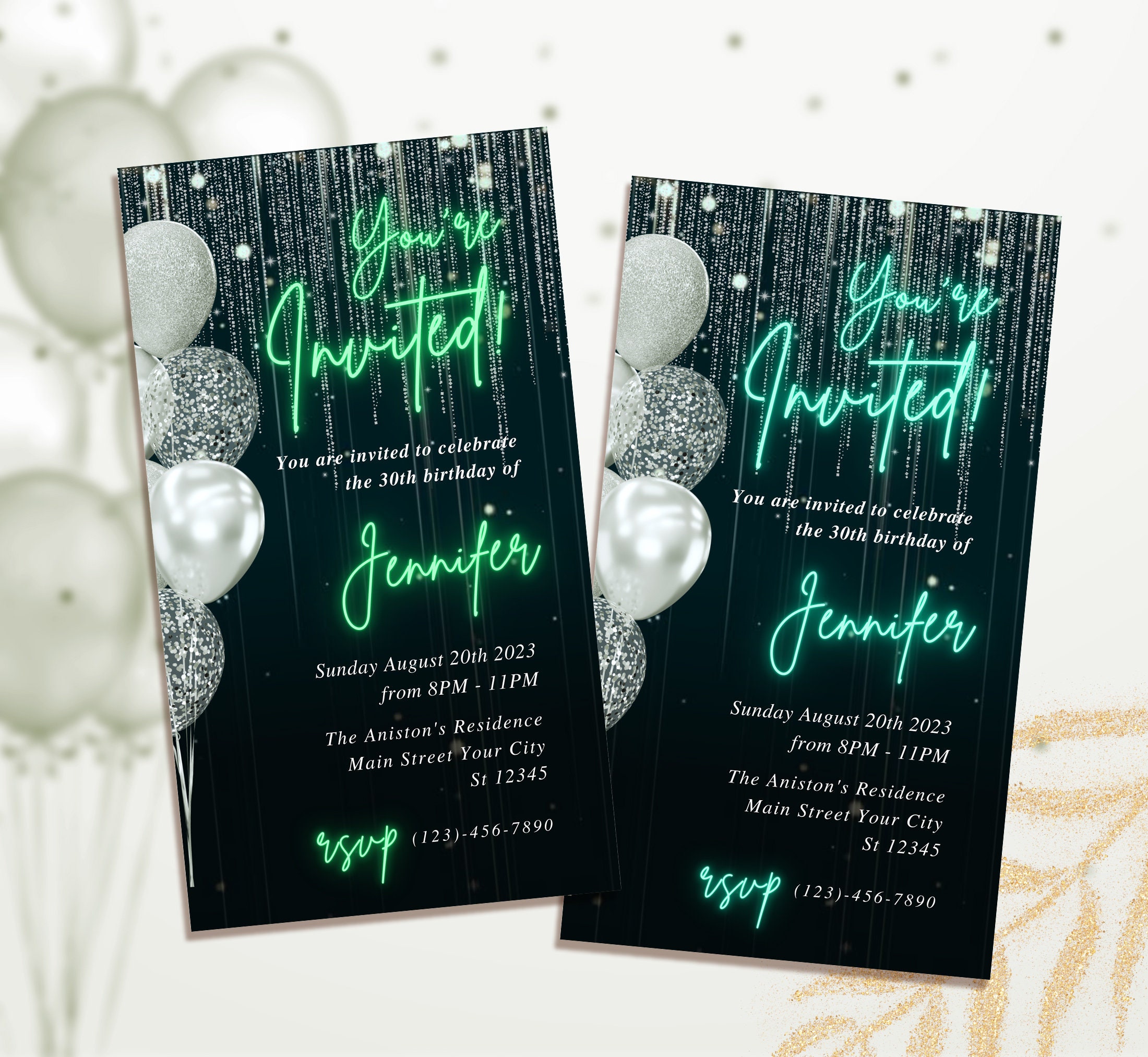 Electronic Birthday Party Invitation, Mobile Birthday Party Video ...