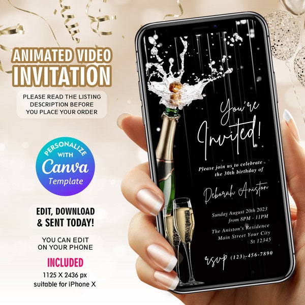 Message in a Bottle Invitation - Etsy