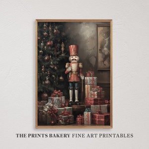 PRINTABLE Nutcracker Christmas Print, Whimsical Vintage Xmas Art Prints ...
