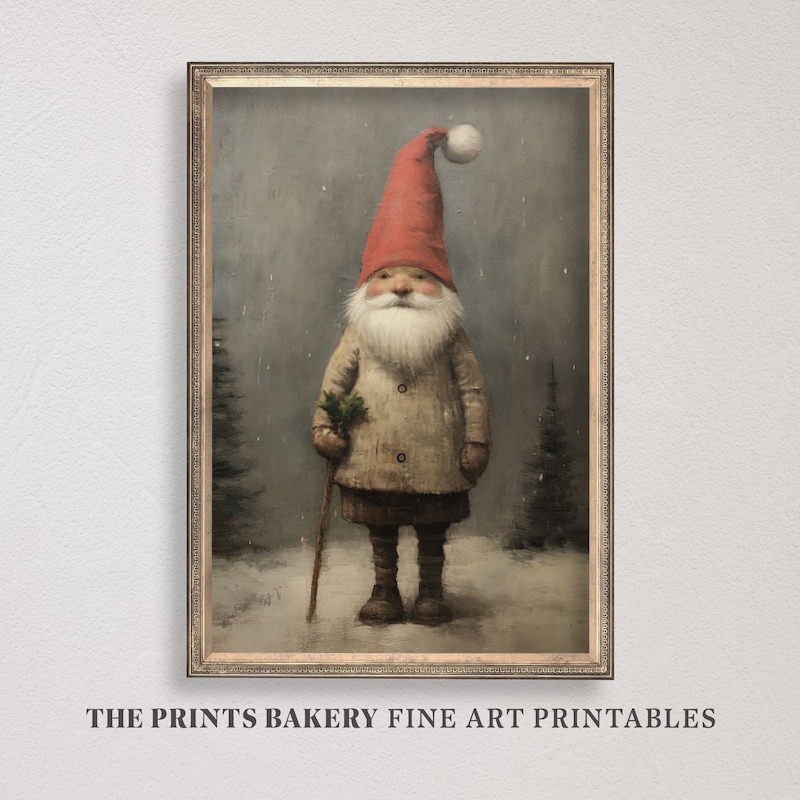Gnome Print - Etsy
