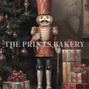 PRINTABLE Nutcracker Christmas Print, Whimsical Vintage Xmas Art Prints ...