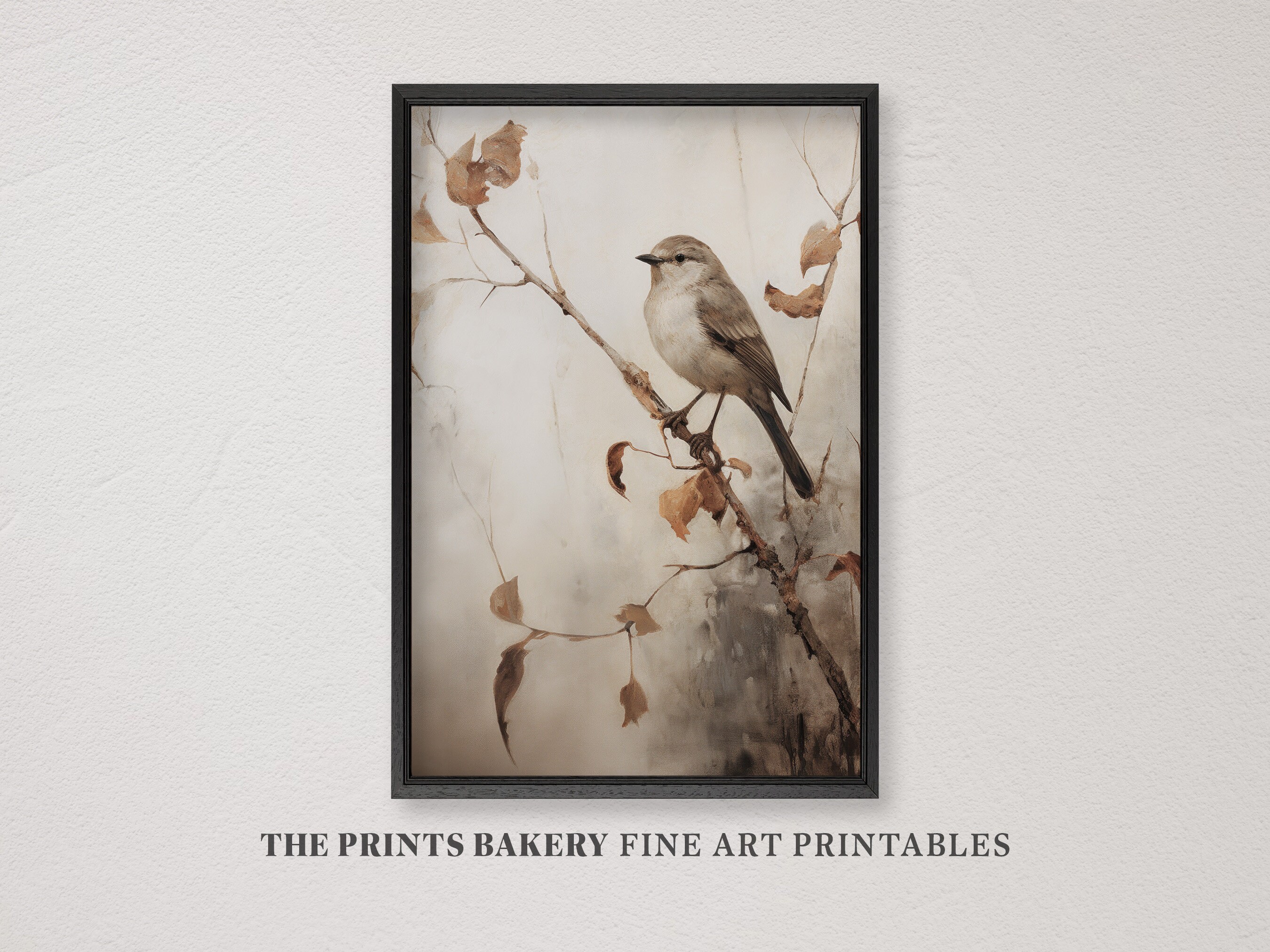 PRINTABLE Vintage Autumn Bird Print Rustic Fall Wall Art - Etsy
