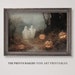 PRINTABLE Halloween Ghost Print, Cute Ghosts in Haunted Forest Wall Art ...