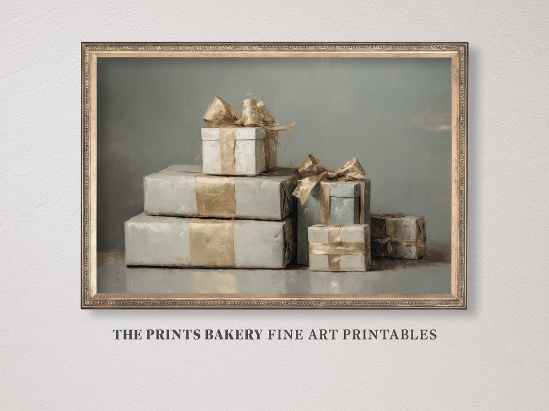 PRINTABLE Christmas Gifts Print, Xmas Holiday Presents Wall Art ...