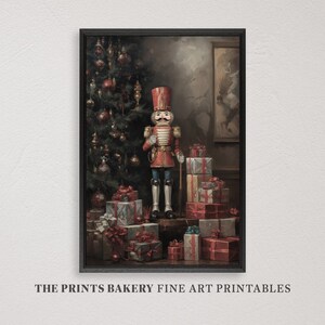 PRINTABLE Nutcracker Christmas Print, Whimsical Vintage Xmas Art Prints ...