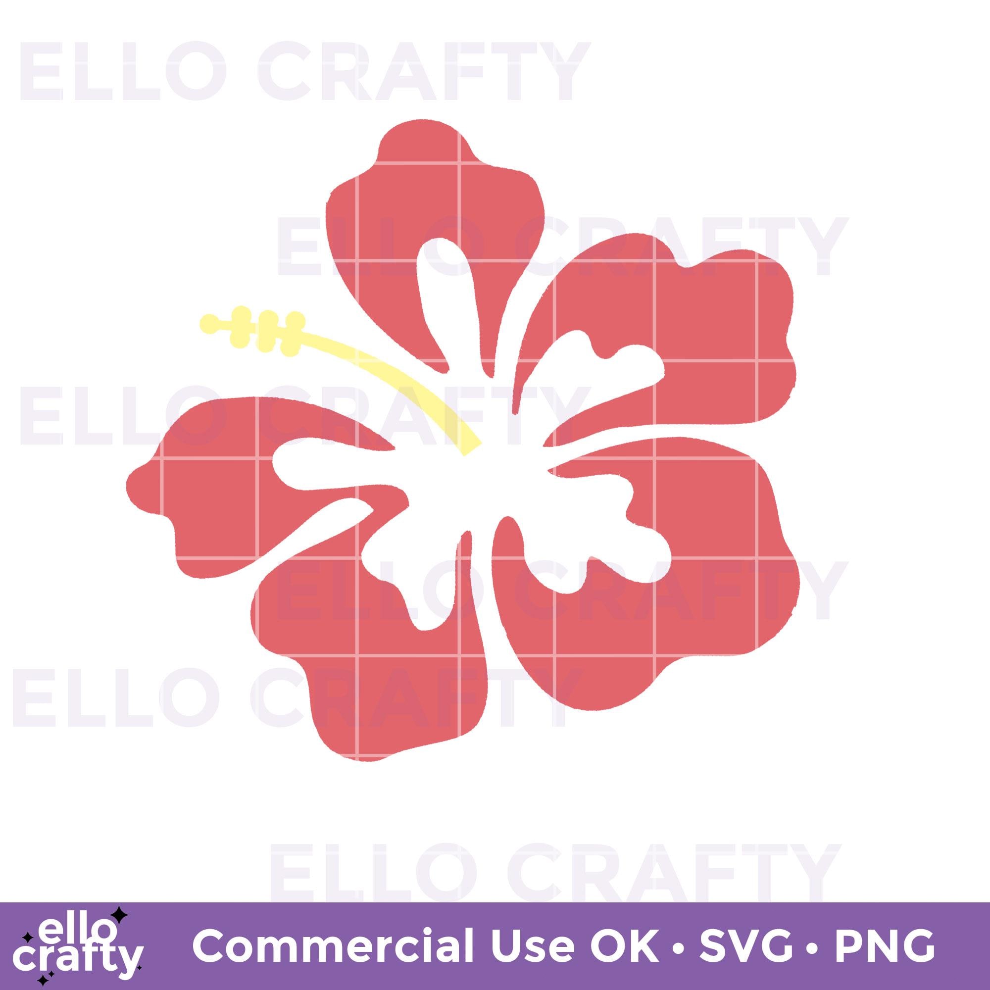 Hibiscus Flower Svg, Hawaiian Flower Svg, Tropical Flower Svg, Hibiscus ...