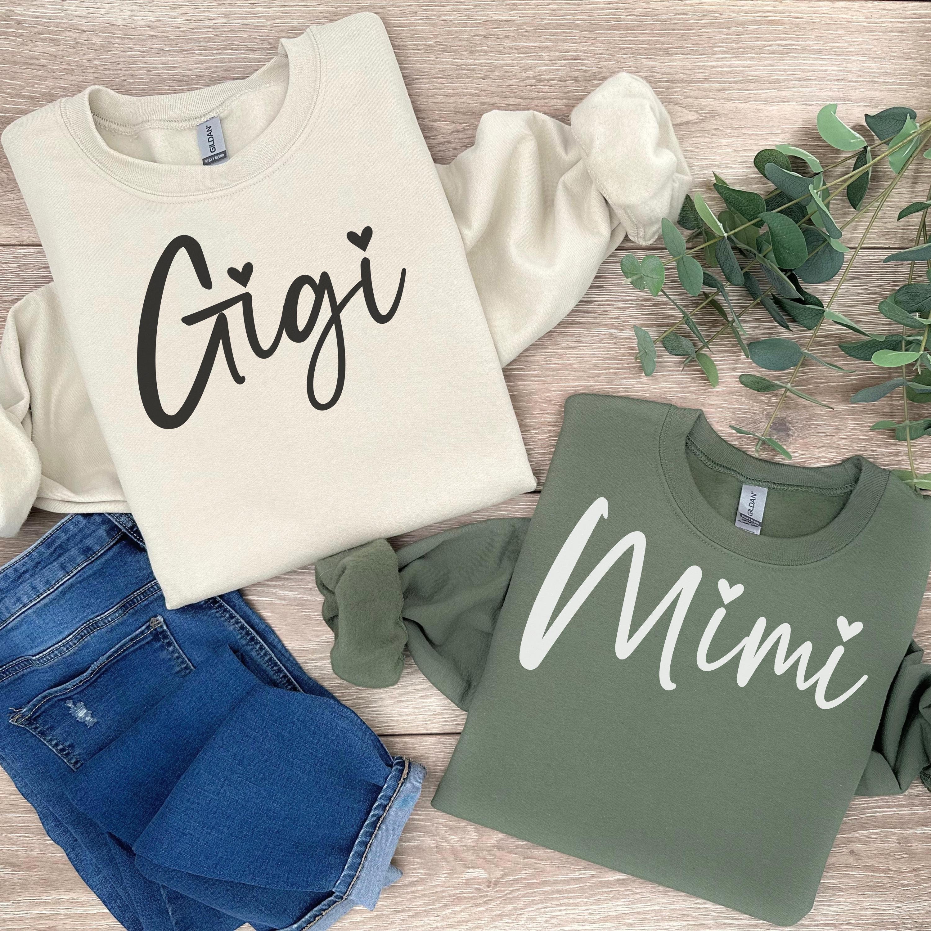 Bundle of 2 Svg, Gigi Svg, Mimi Svg, Both Designs Included, Grandmother ...