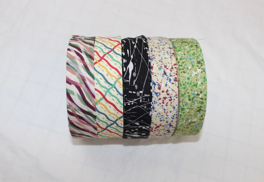 Bias Binding tape 25mm, Cotton, Single Fold. Fusible Iron on Available ...