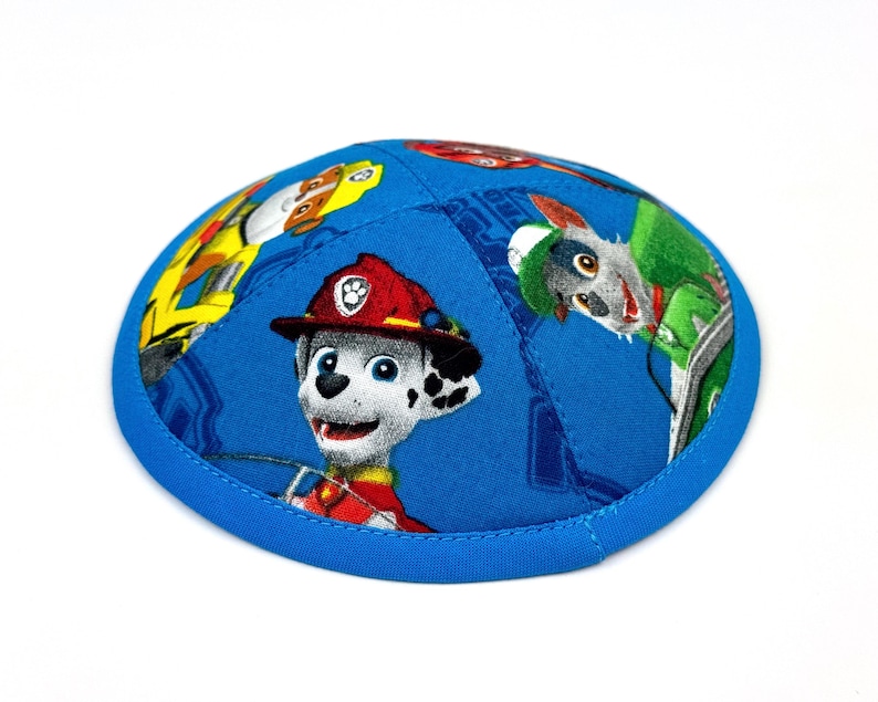 Kid's Kippah • Yarmulke • Paw Patrol Kippah Zuma, Rocky, Marshall ...