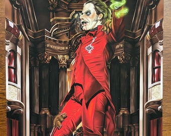 The Band Ghost Digital Print Ghost Cardinal Copia Papa Emeritus IV the ...