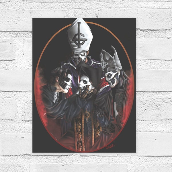 Ghost Band Wall Art - Etsy