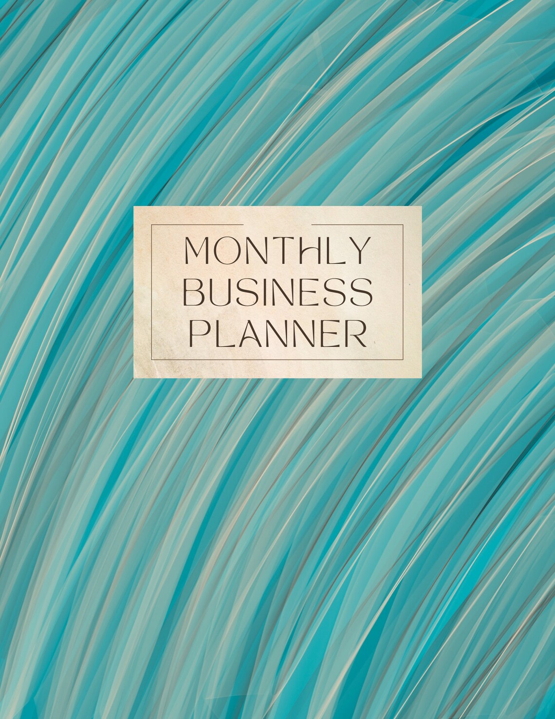 Monthly Business Planner set Goals Track Insights - Etsy