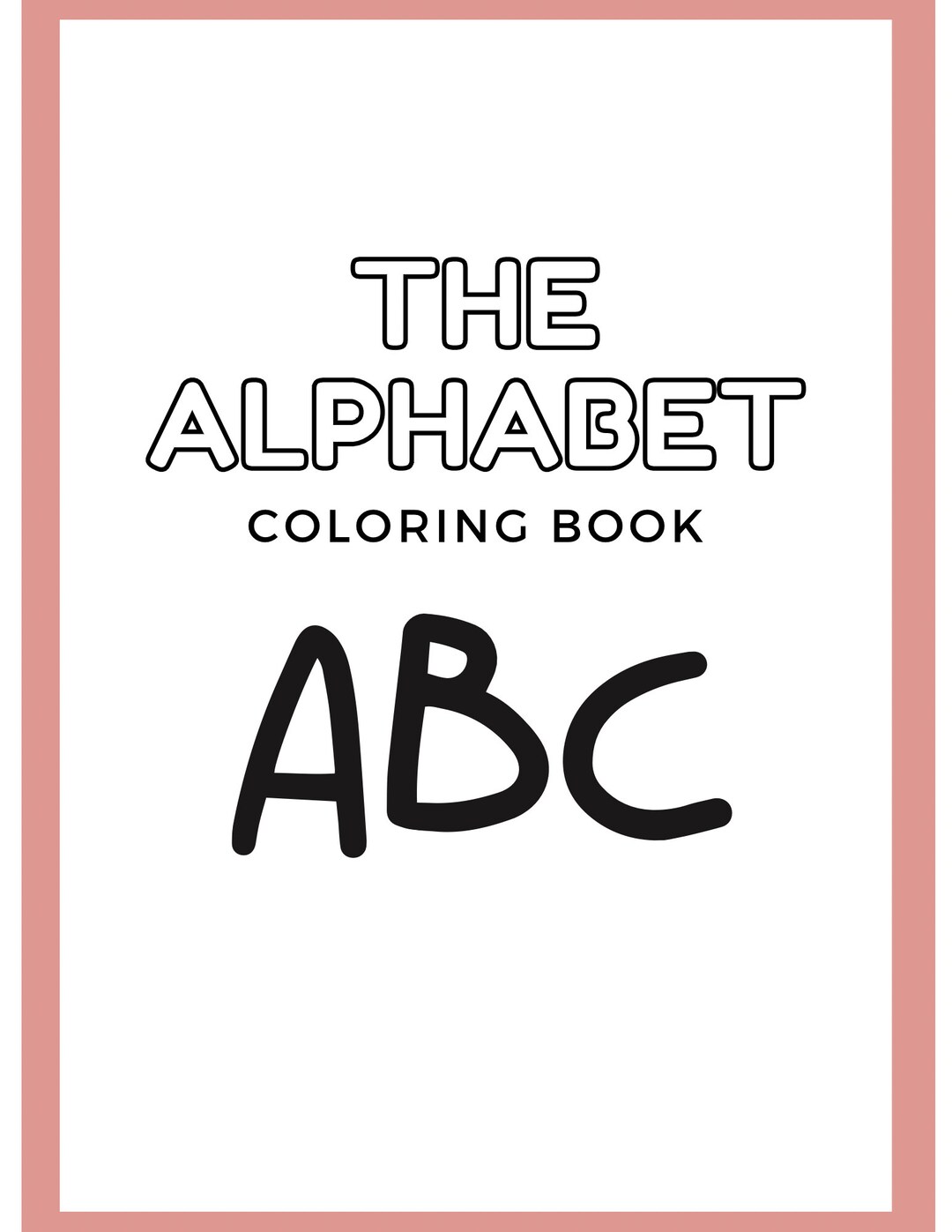 ABC Colouring Pages - Etsy