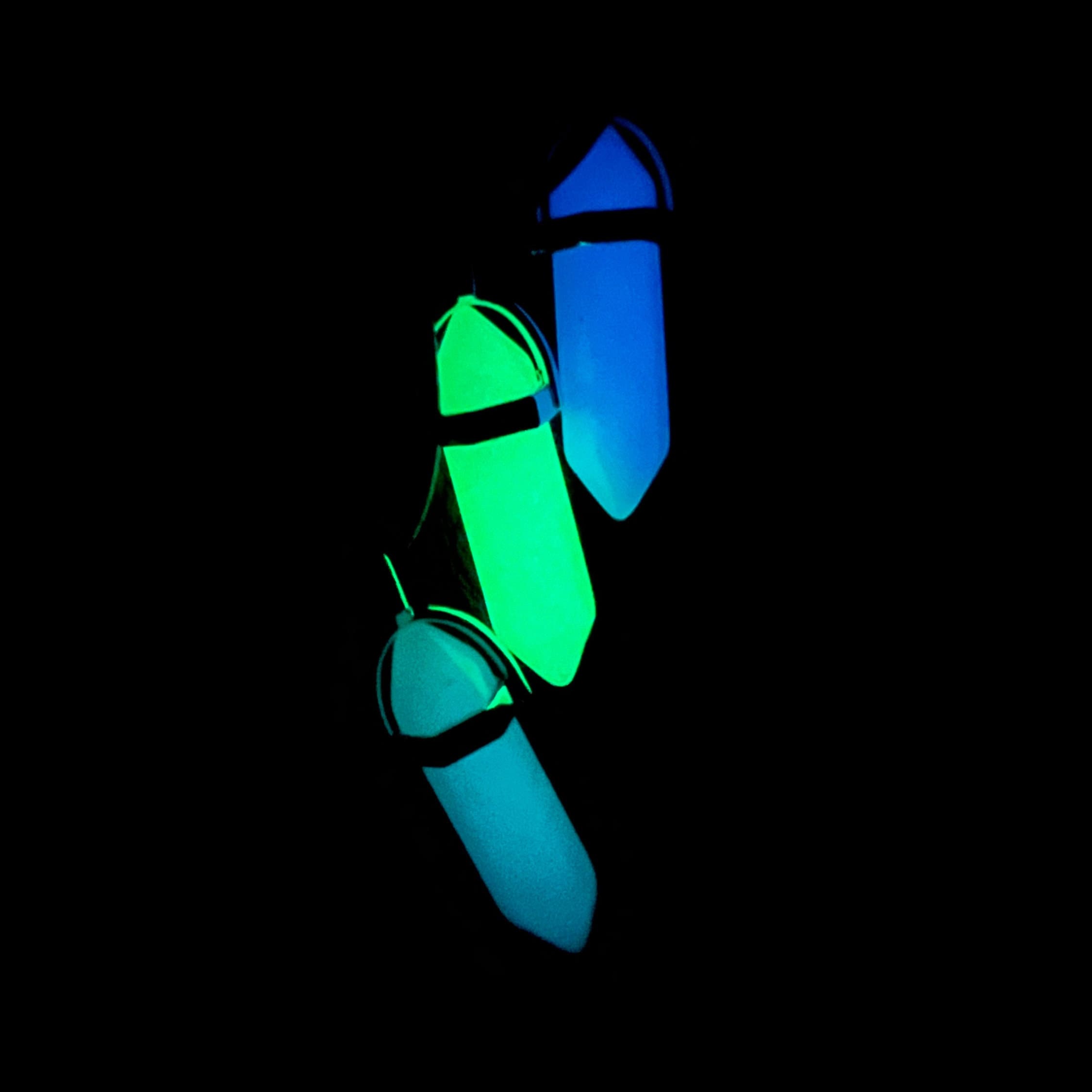 Glow in the Dark Crystal Necklace - Etsy