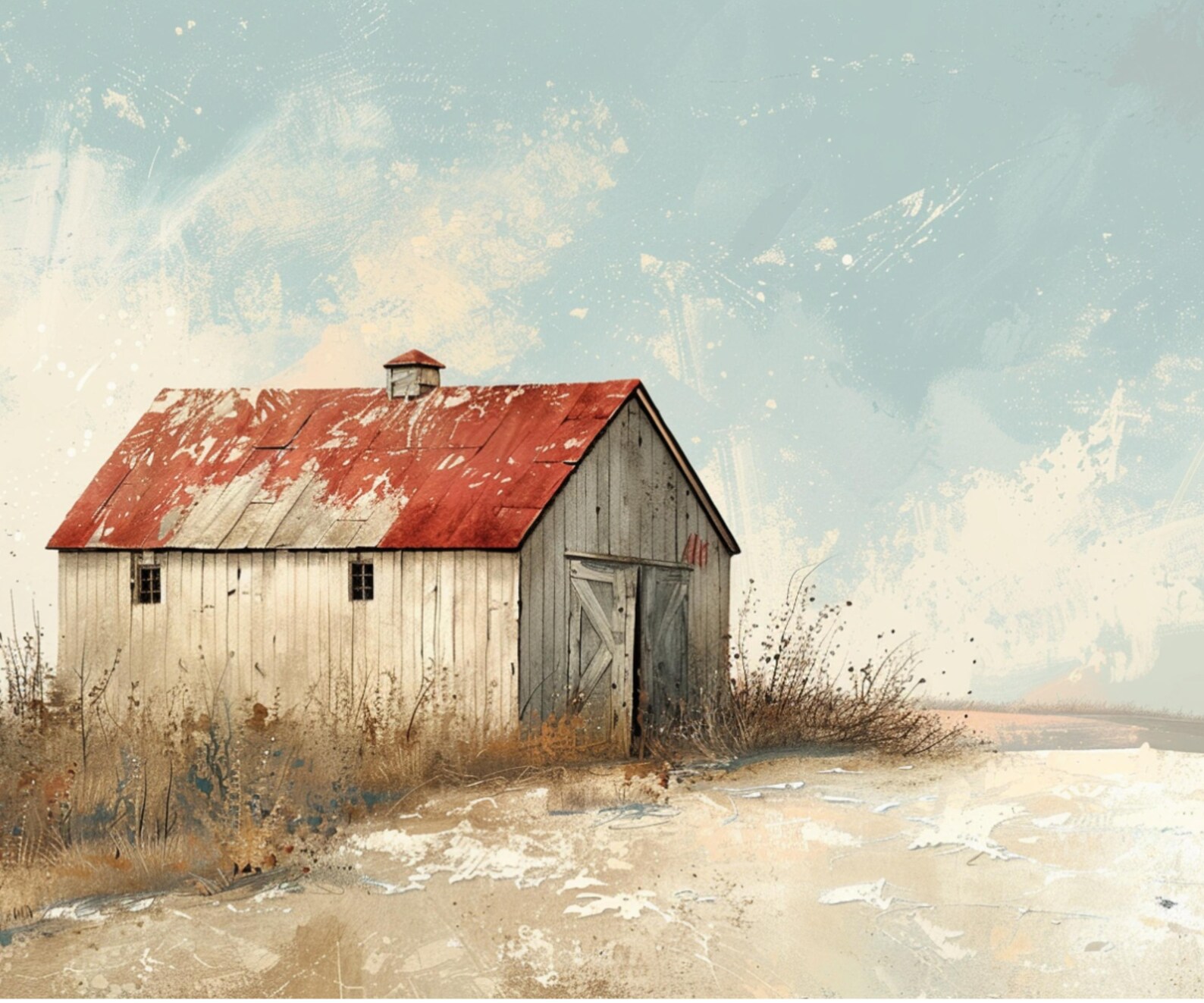 In My Rustic & Rural Neutral Farm Era Digital Backdrops, 20 Farm ...