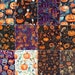 24 Halloween Seamless Digital Paper Set, Pumpkins Fall Pattern, Haunted ...