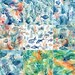 Oceancore Floral Pattern Digital Paper Set, Ocean Pattern, Ocean ...