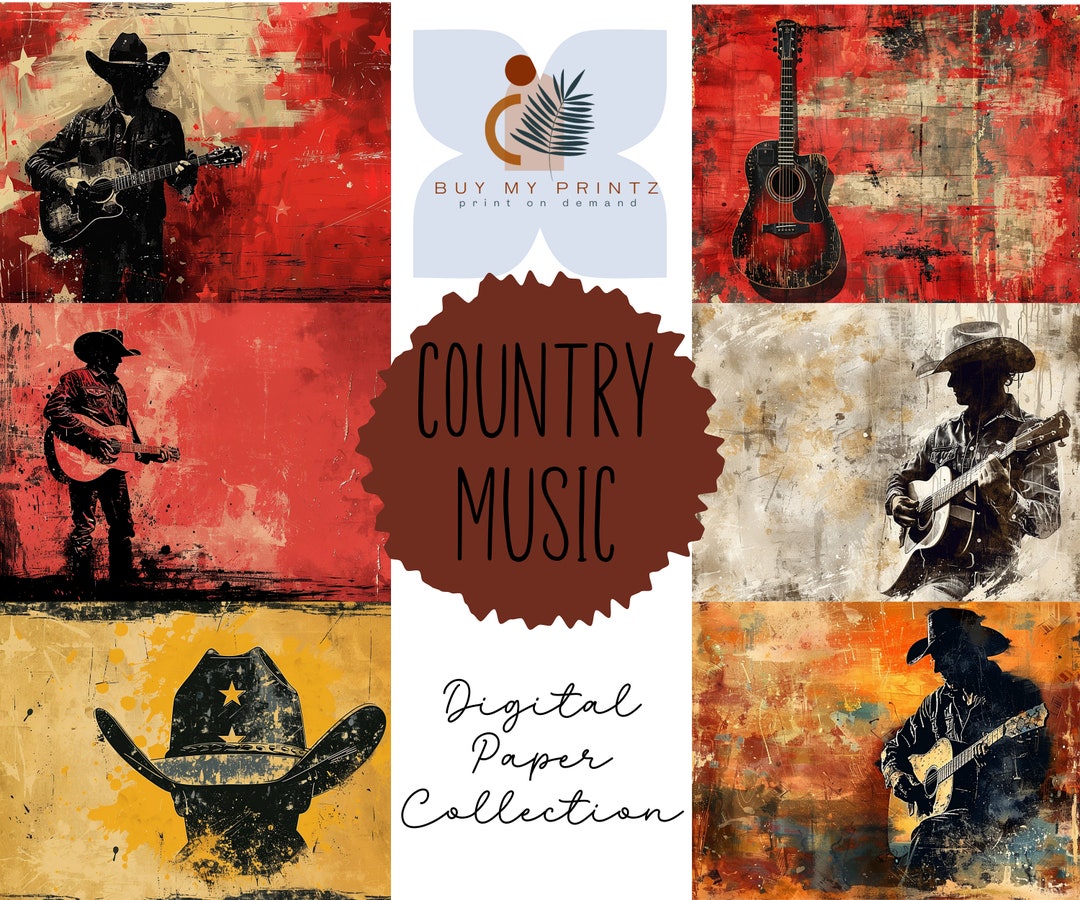 Country Western Textures Digital Paper, Cowboy Textures, Wild West ...