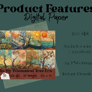 In My Whimsical Watercolor Cottage Era Sheets, Digital Download Paper ...